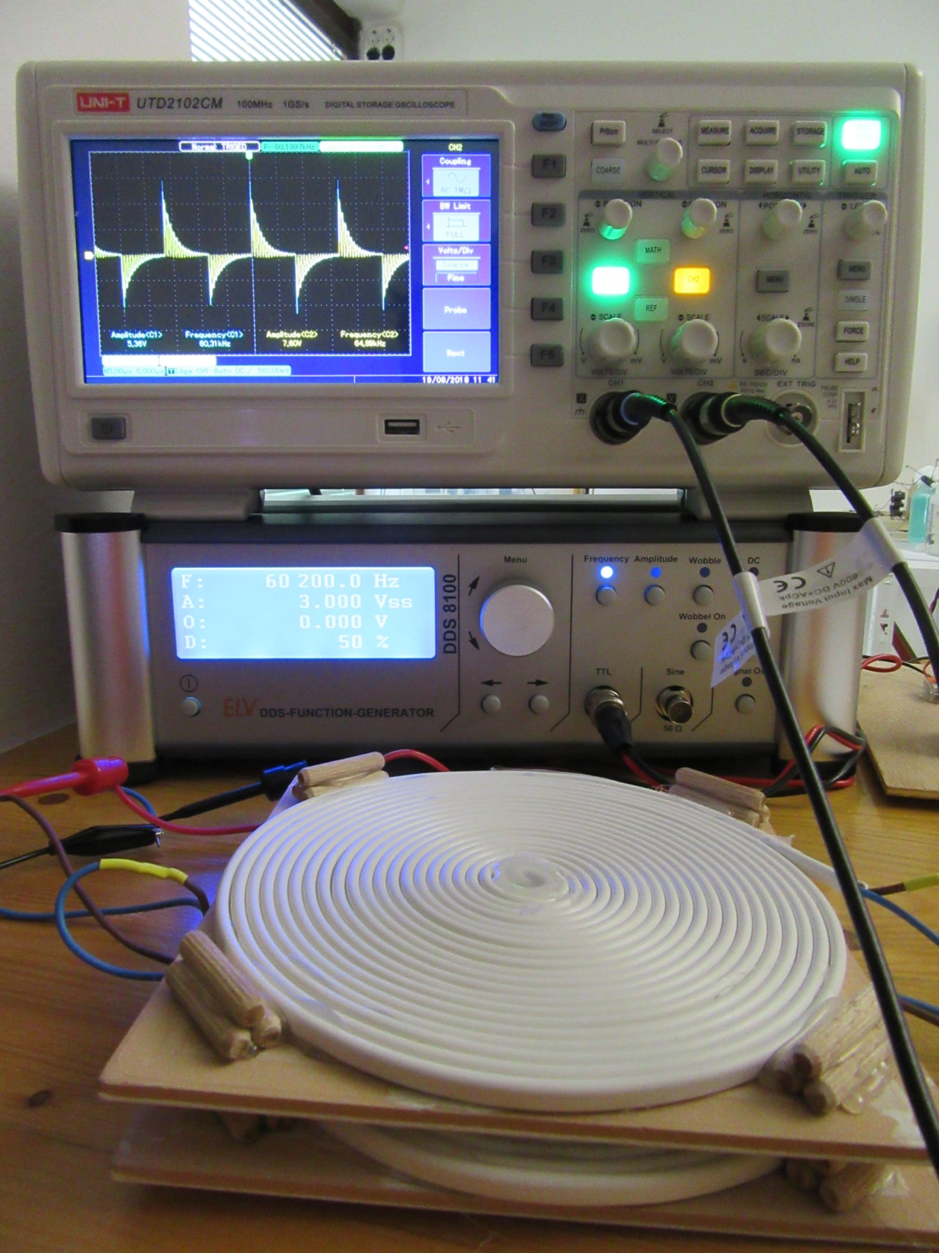 Bifilar Pancake Coil Measurement – plasmashop
