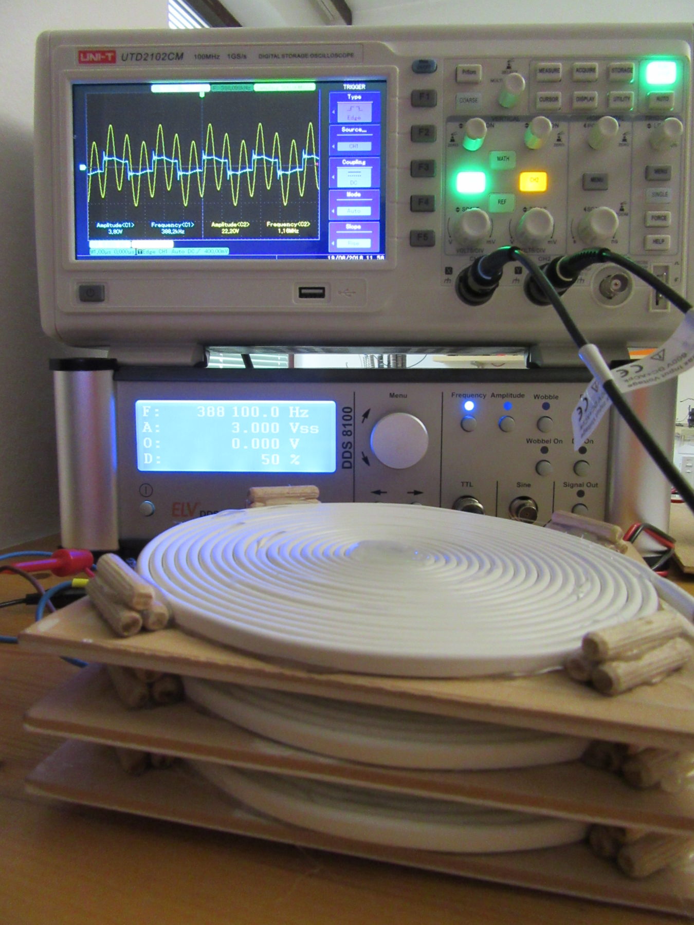 Bifilar Pancake Coil Measurement – plasmashop