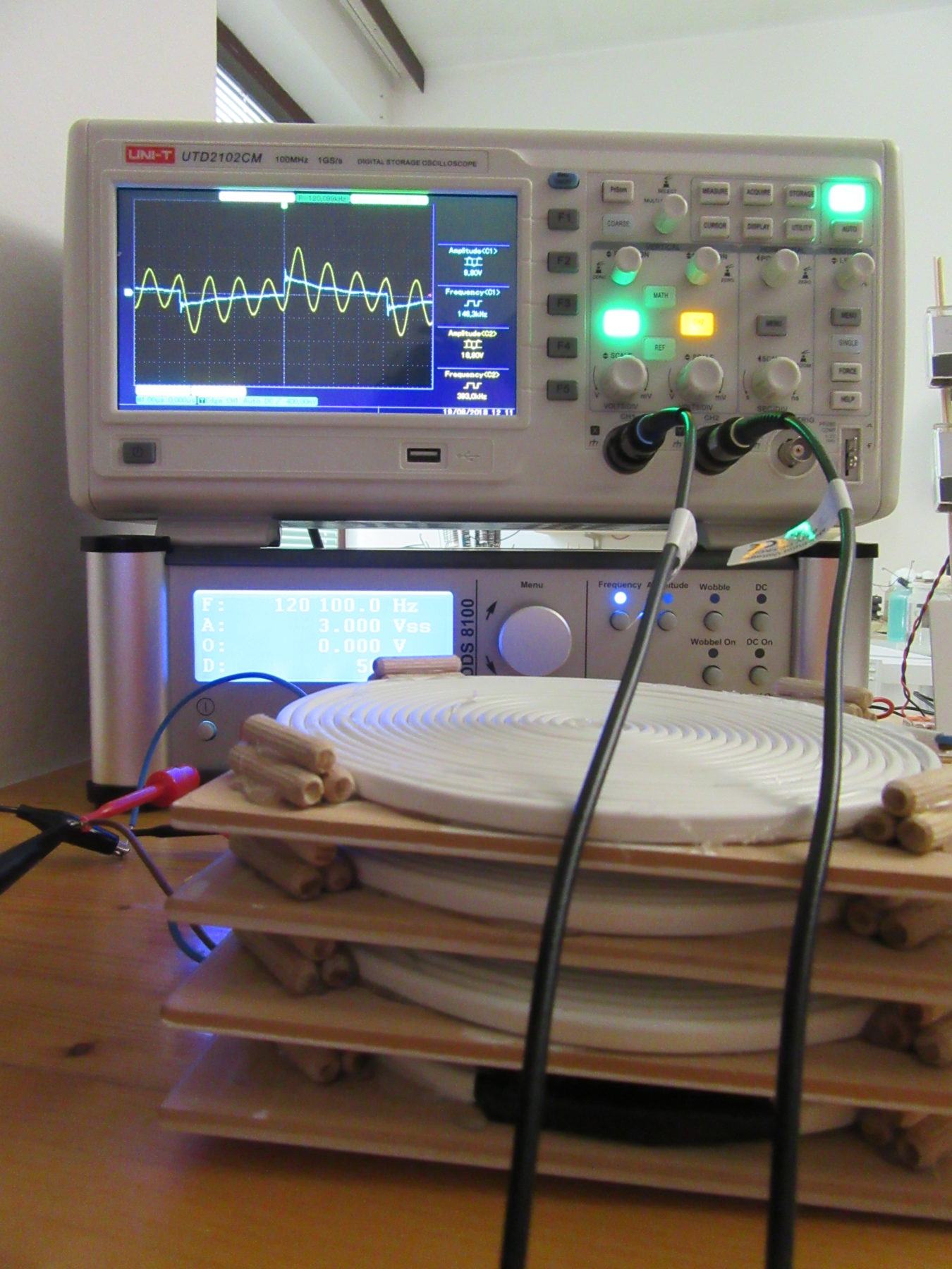 Bifilar Pancake Coil Measurement – plasmashop